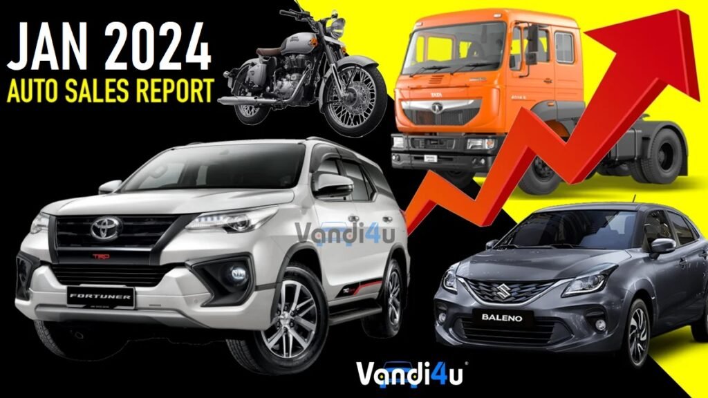 Auto Sales January 2024: Indian retail market auto sales rise by 15 ...
